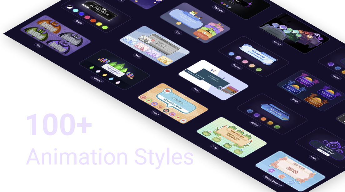 Stream Animations powered by Sound Alerts