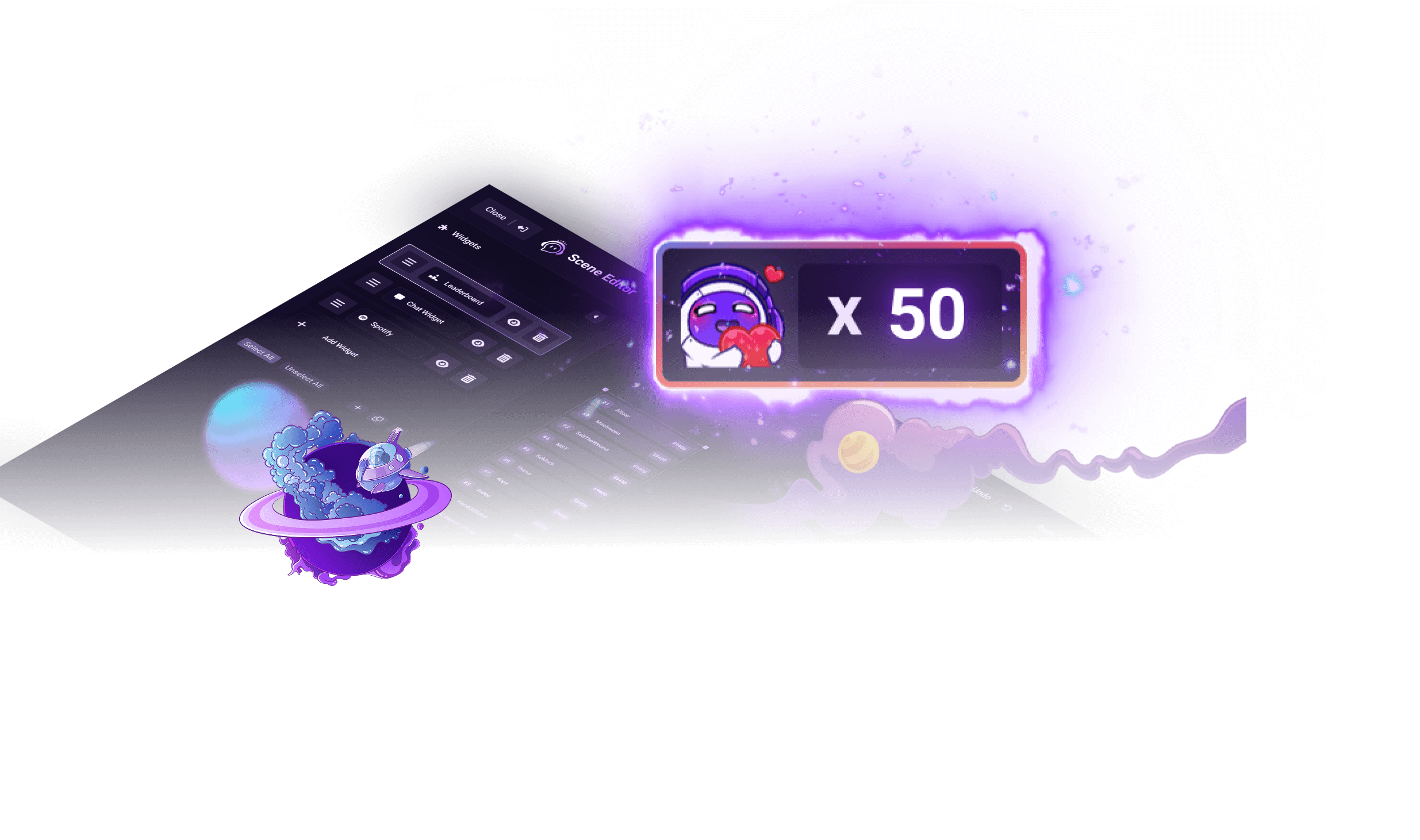 Emotes da Twitch sobrepostos por Alertas Sons