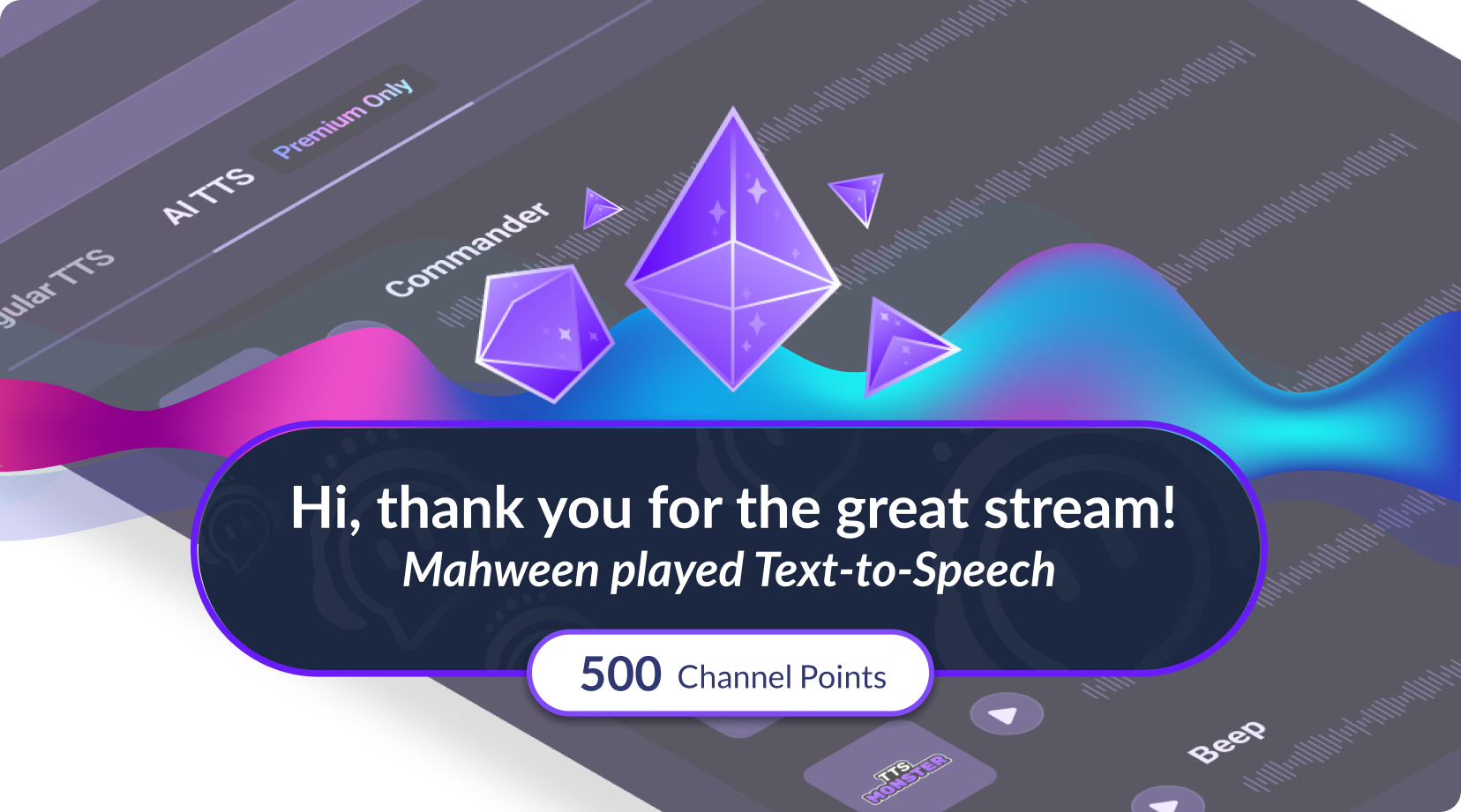 Sound Alerts Text-to-Speech (TTS)