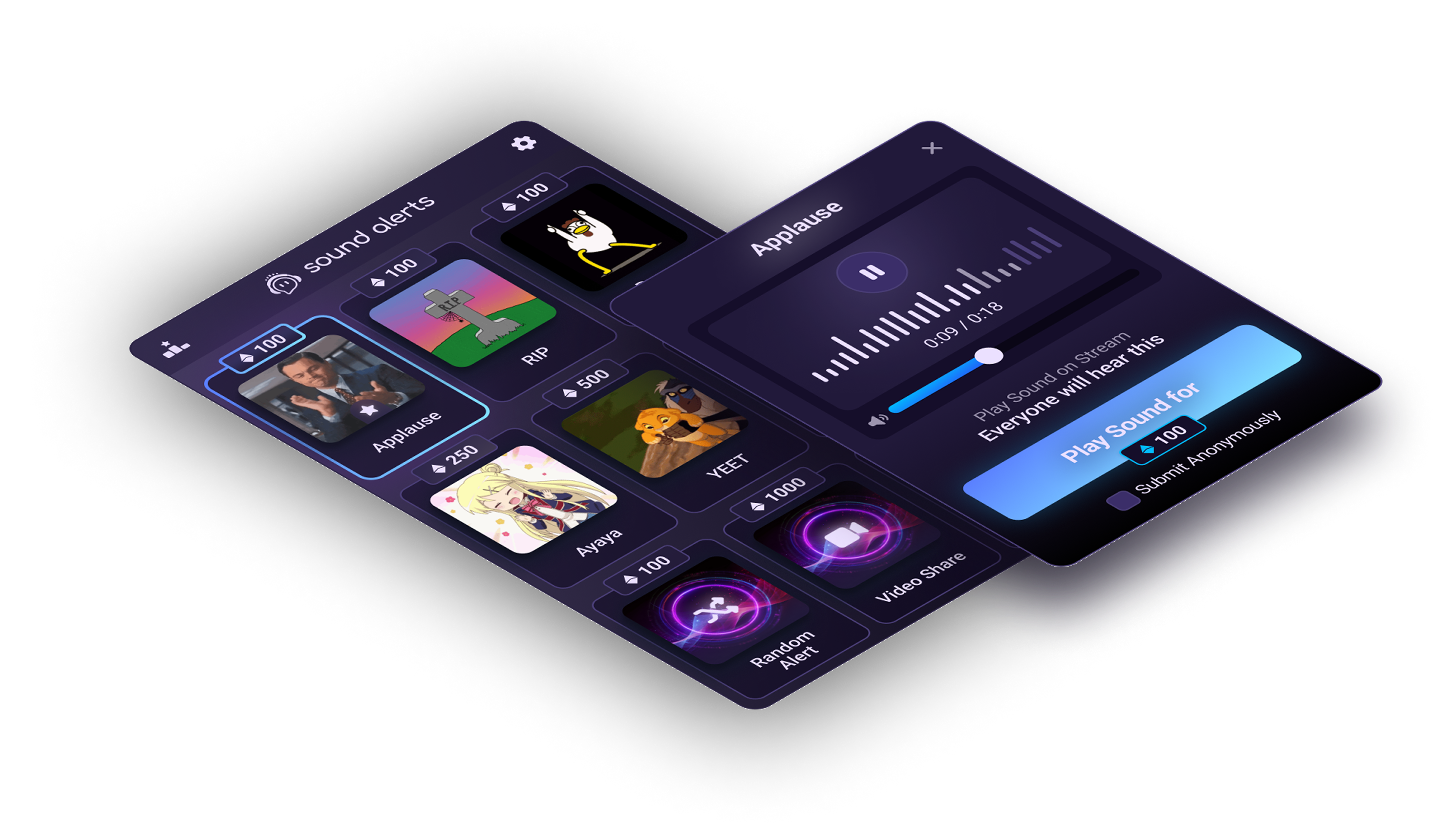 Sound Alerts — Your all-in-one Livestream Tool